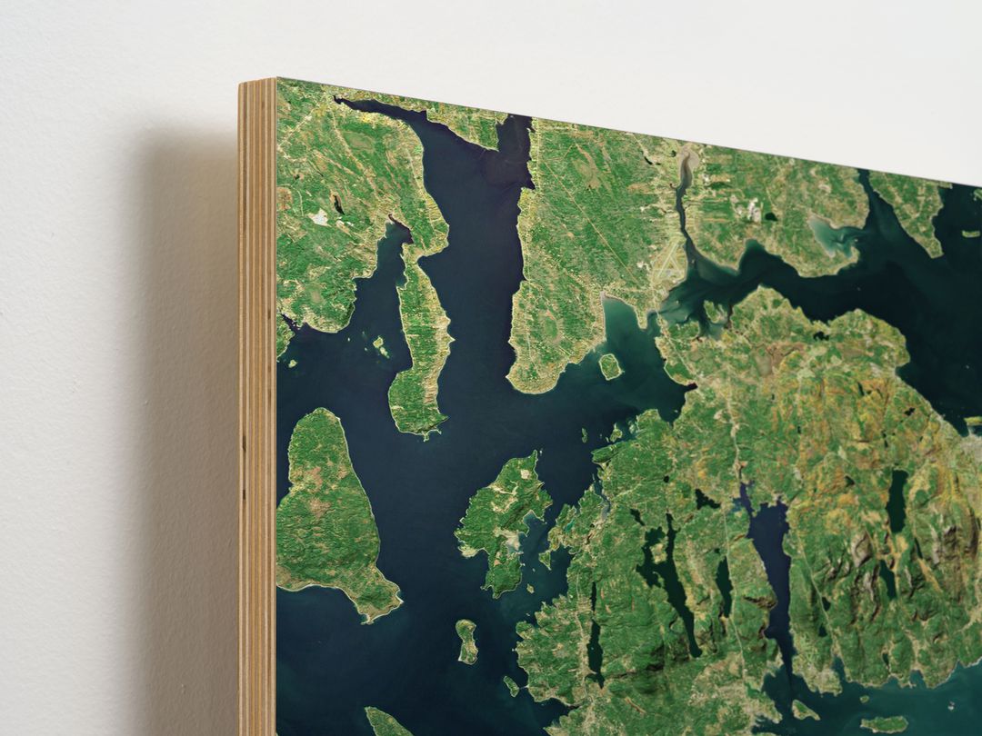 Acadia National Park Map Art