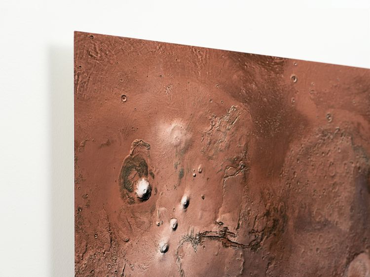 Mars Map Art