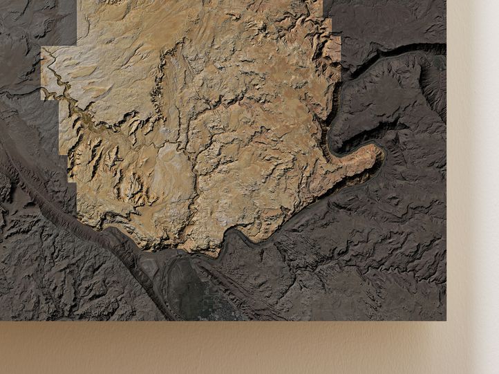 Arches National Park Map Art