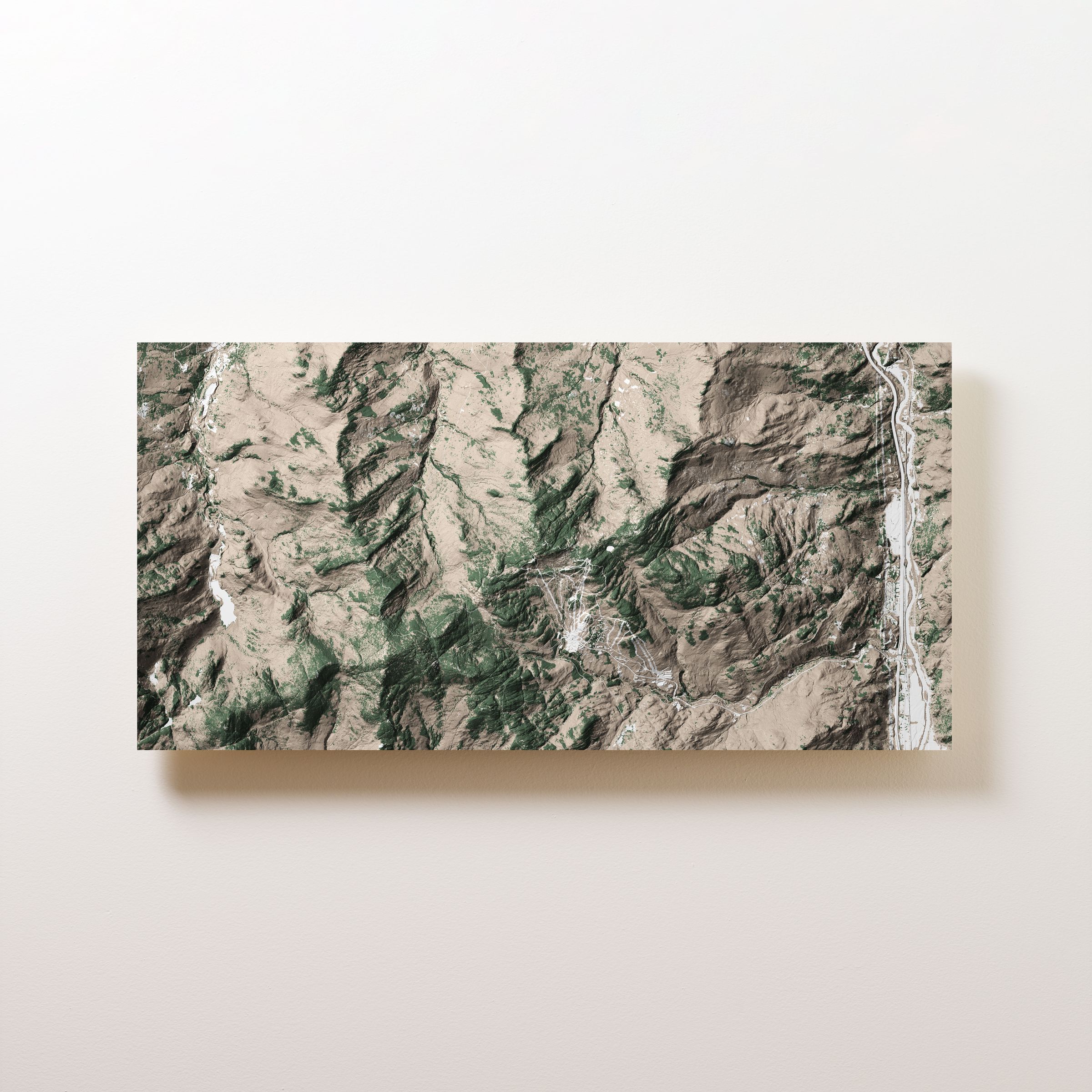 Bolton Valley Map Art