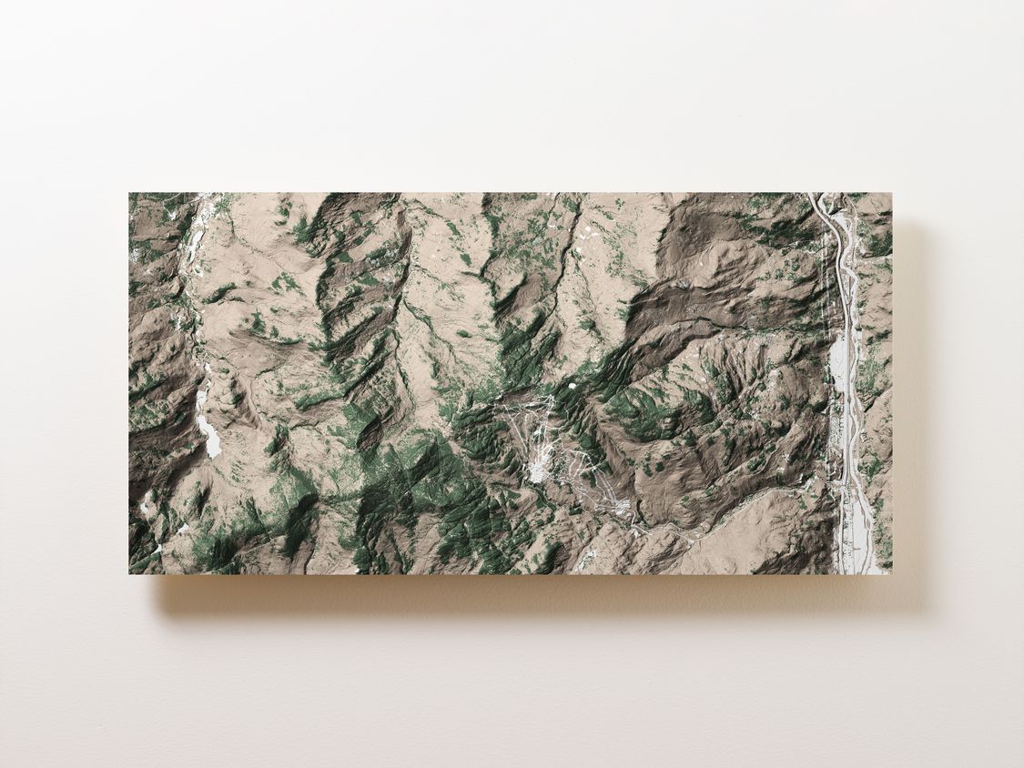 Bolton Valley Map Art