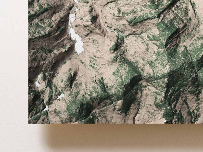 Bolton Valley Map Art