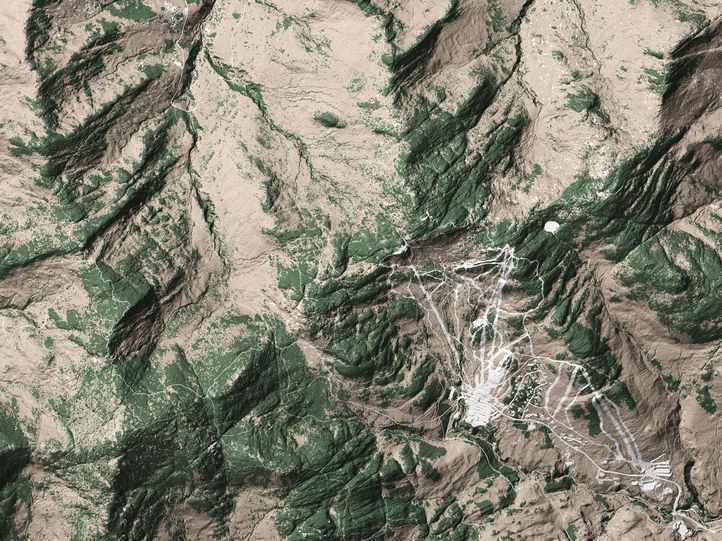 Bolton Valley Map Art