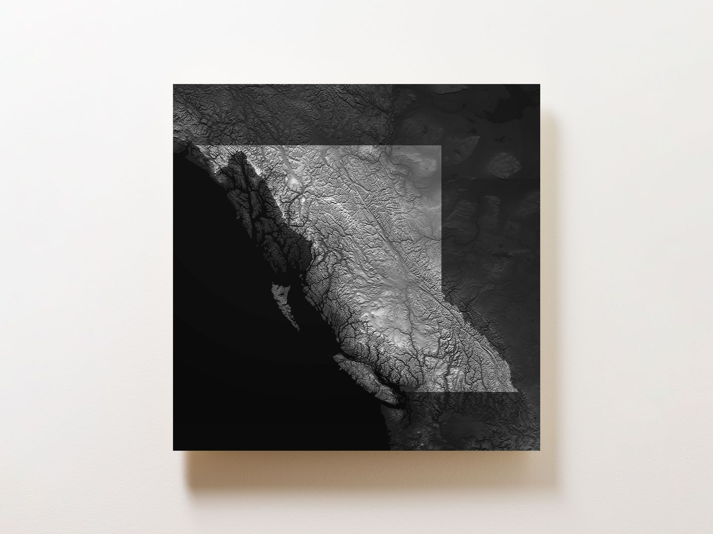 British Columbia Map Art