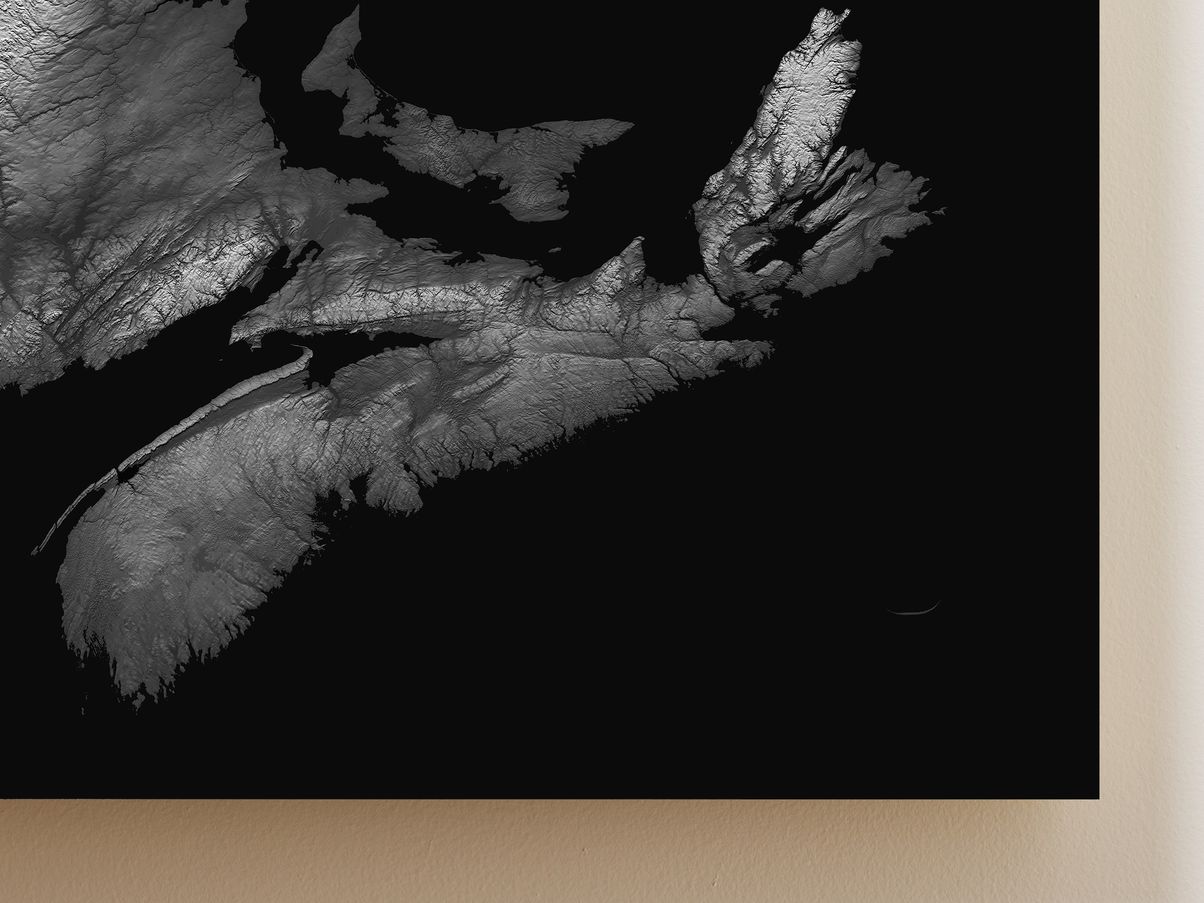 Canadian Maritimes Map Art