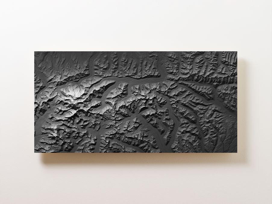 Denali Map Art