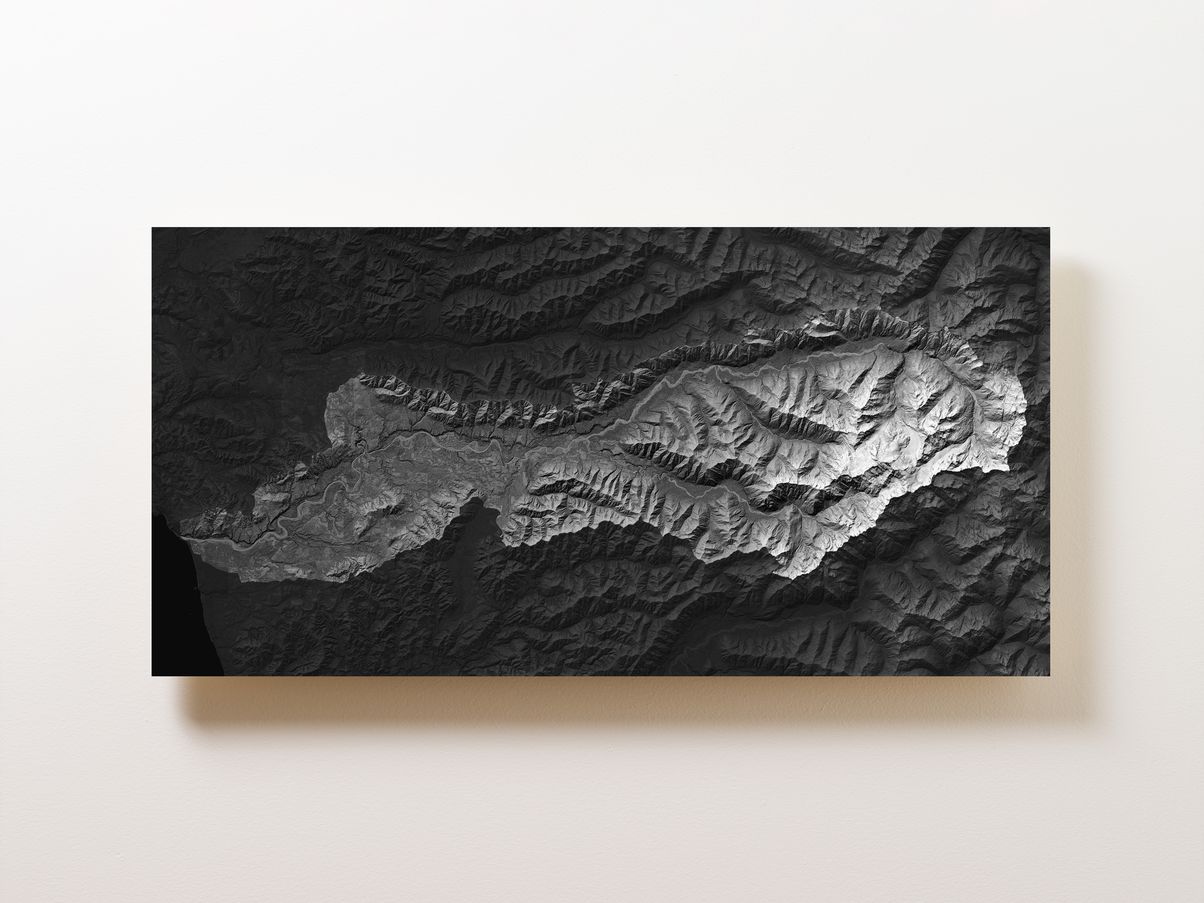 Hoh River Rainforest Map Art