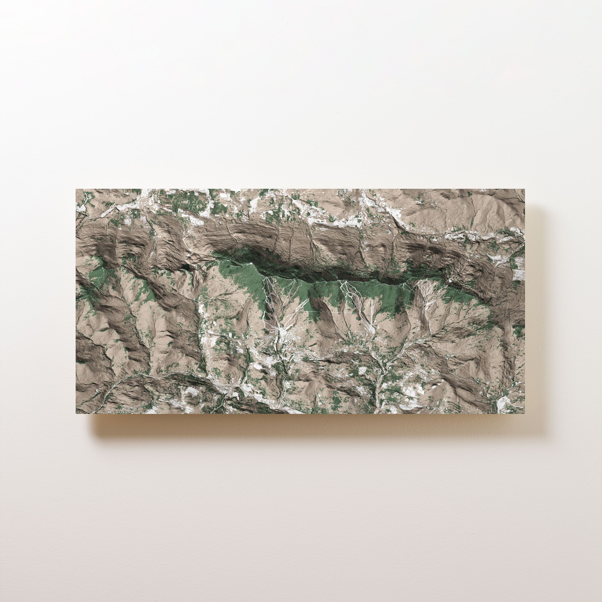 Mad River Valley Map Art