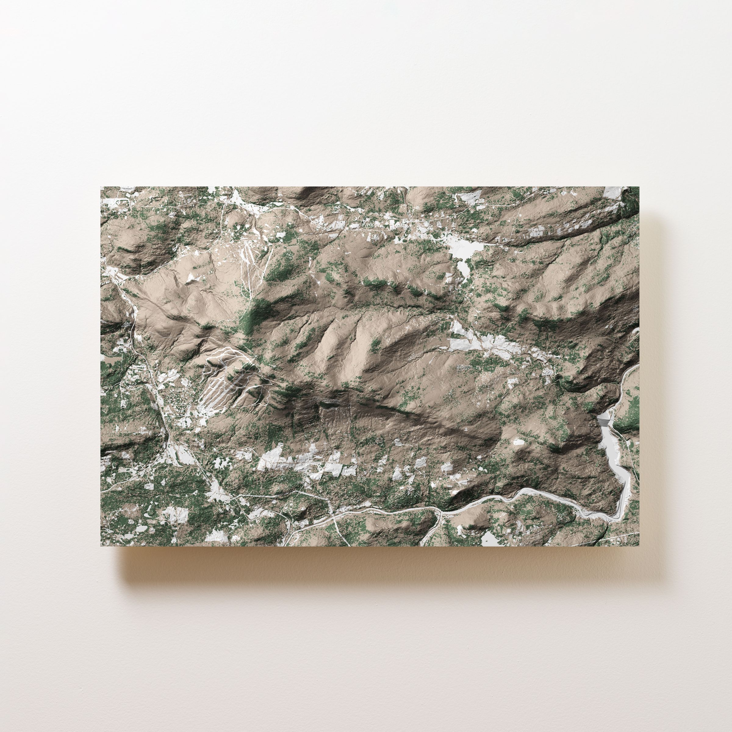 Magic Mountain Map Art