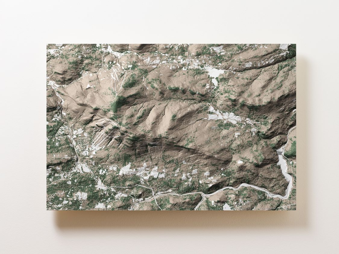 Magic Mountain Map Art