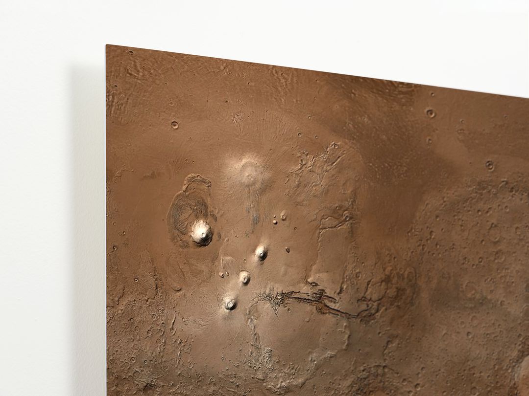 Mars Map Art