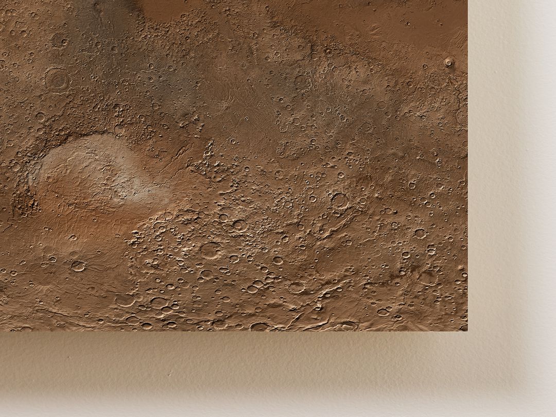 Mars Map Art