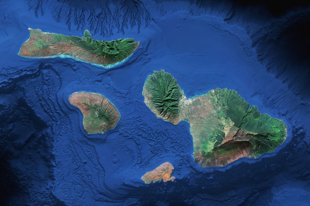 Big Island of Hawaii Map Art