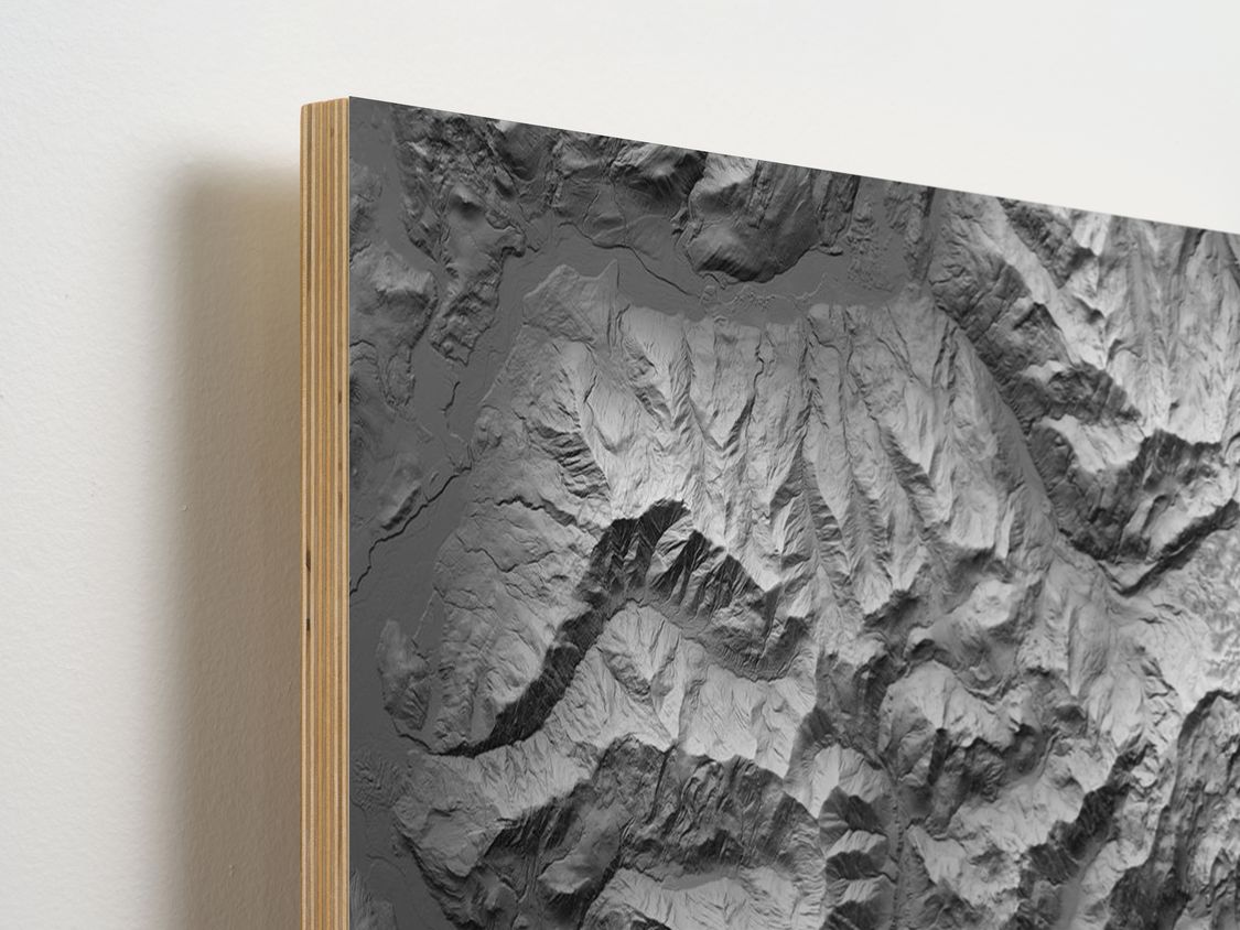 Mount Baker Map Art