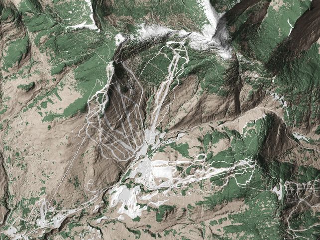 Mount Mansfield (Stowe) Map Art