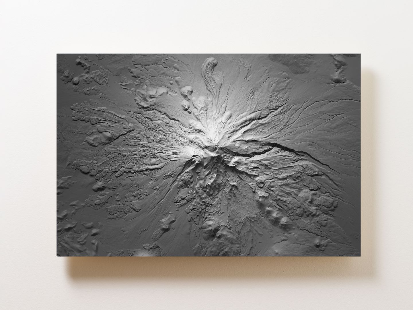 Mount Shasta Map Art