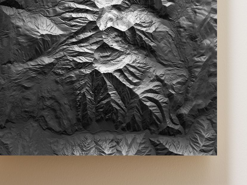 Mount Timpanogos Map Art