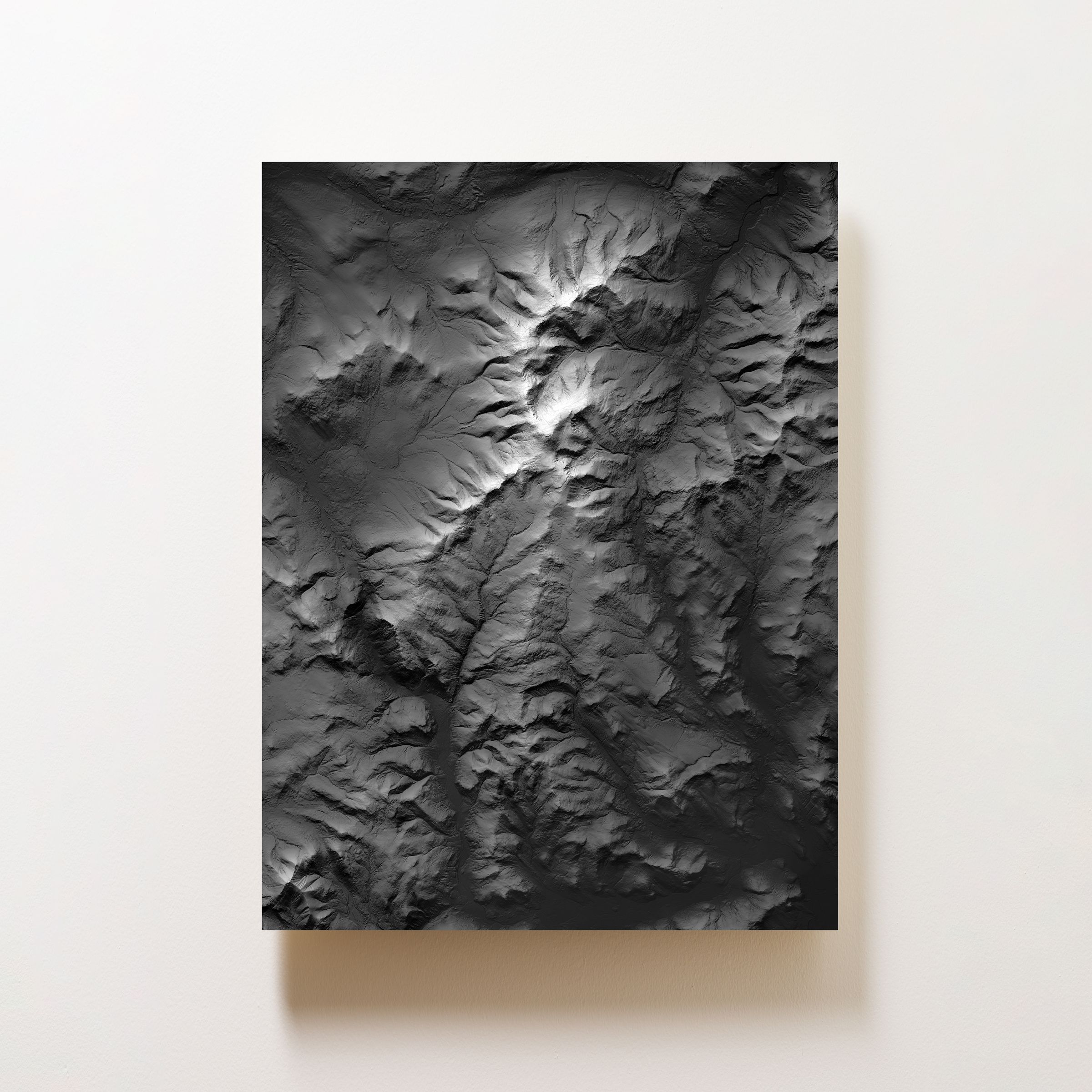 Mount Washington Map Art