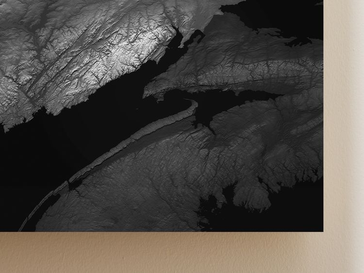 New Brunswick Map Art