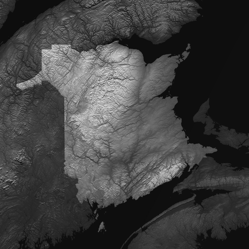 Canadian Maritimes Map Art