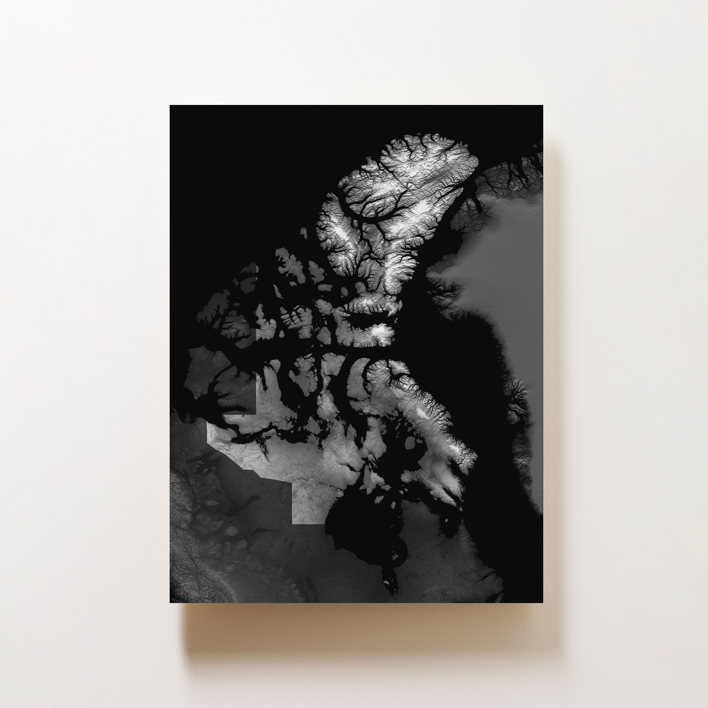 Nunavut Map Art