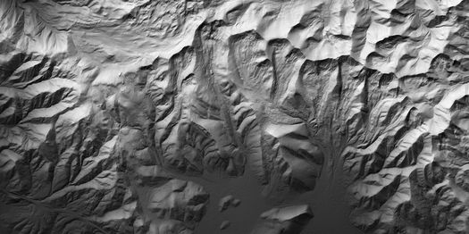 Wasatch Range Map Art