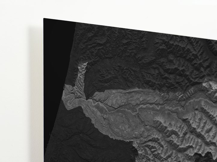 Queets River Rainforest Map Art