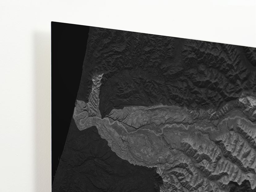 Queets River Rainforest Map Art