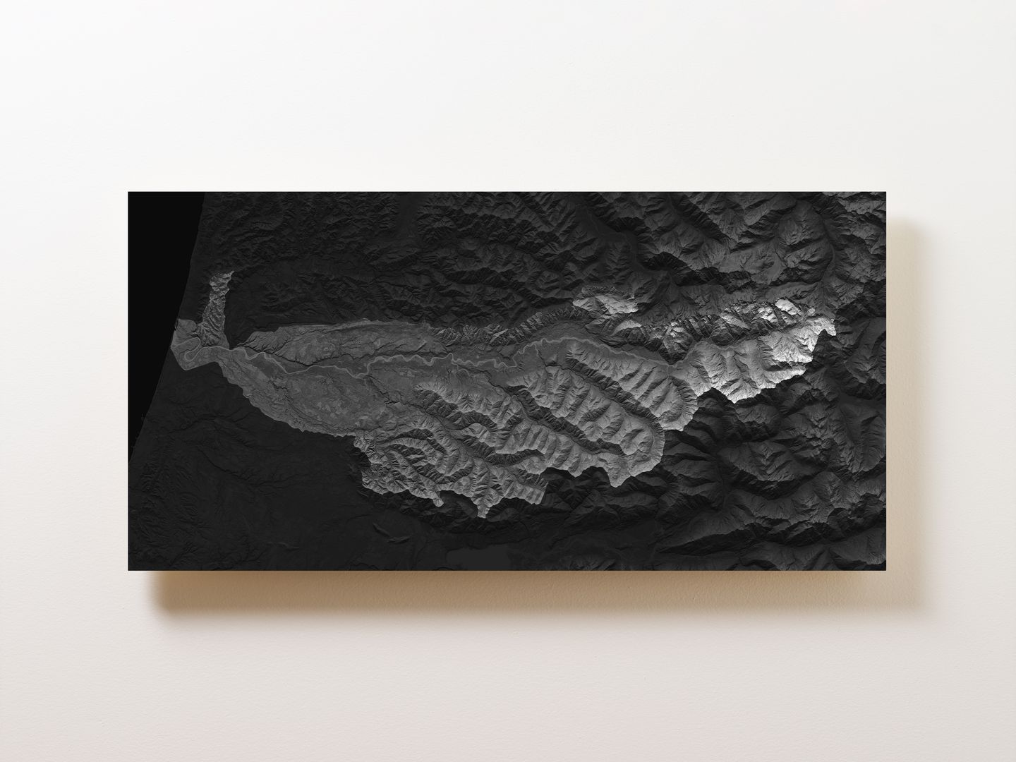 Queets River Rainforest Map Art