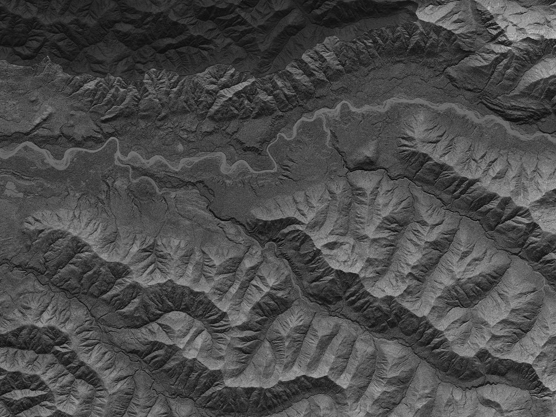 Queets River Rainforest Map Art