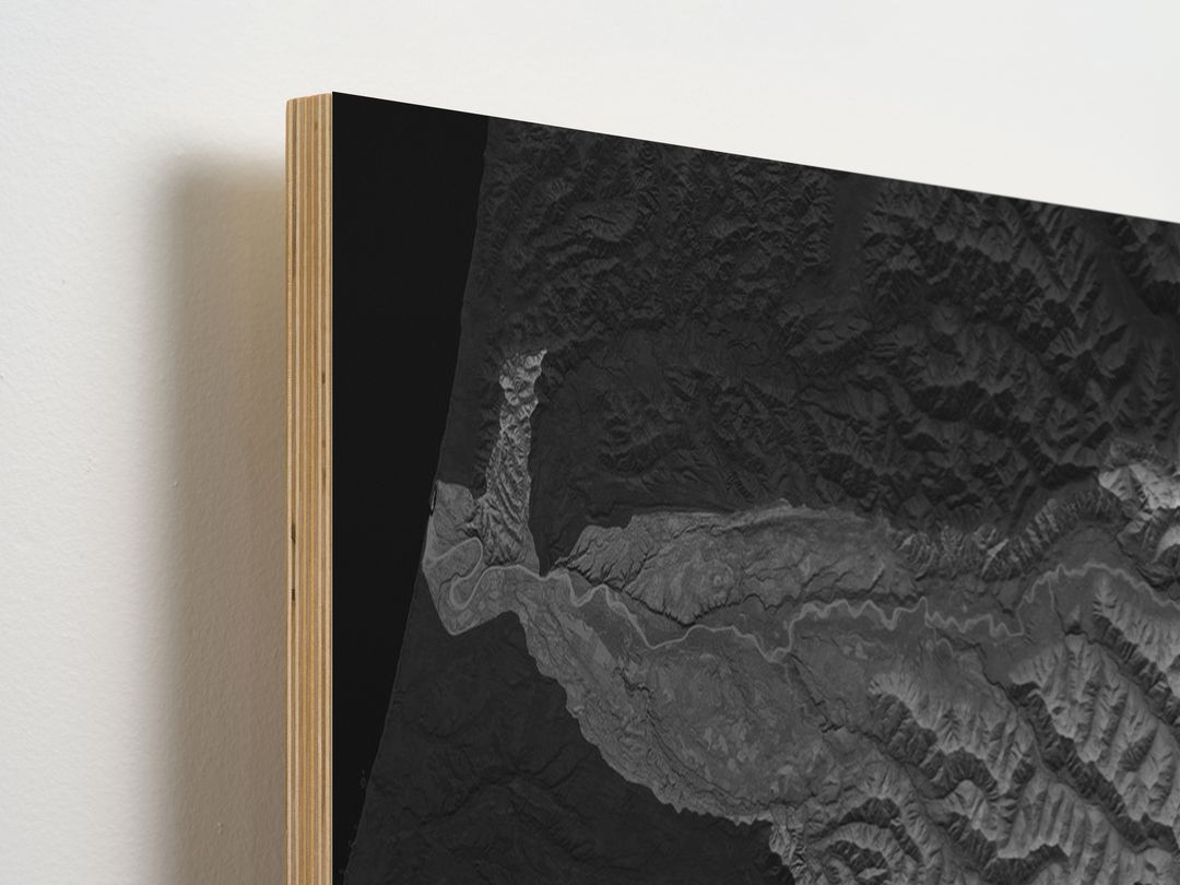 Queets River Rainforest Map Art