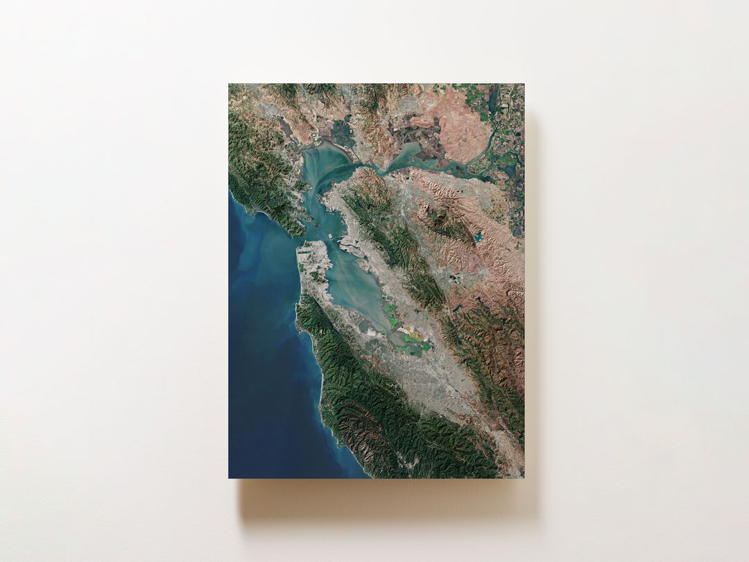 San Francisco Bay Area Map Art
